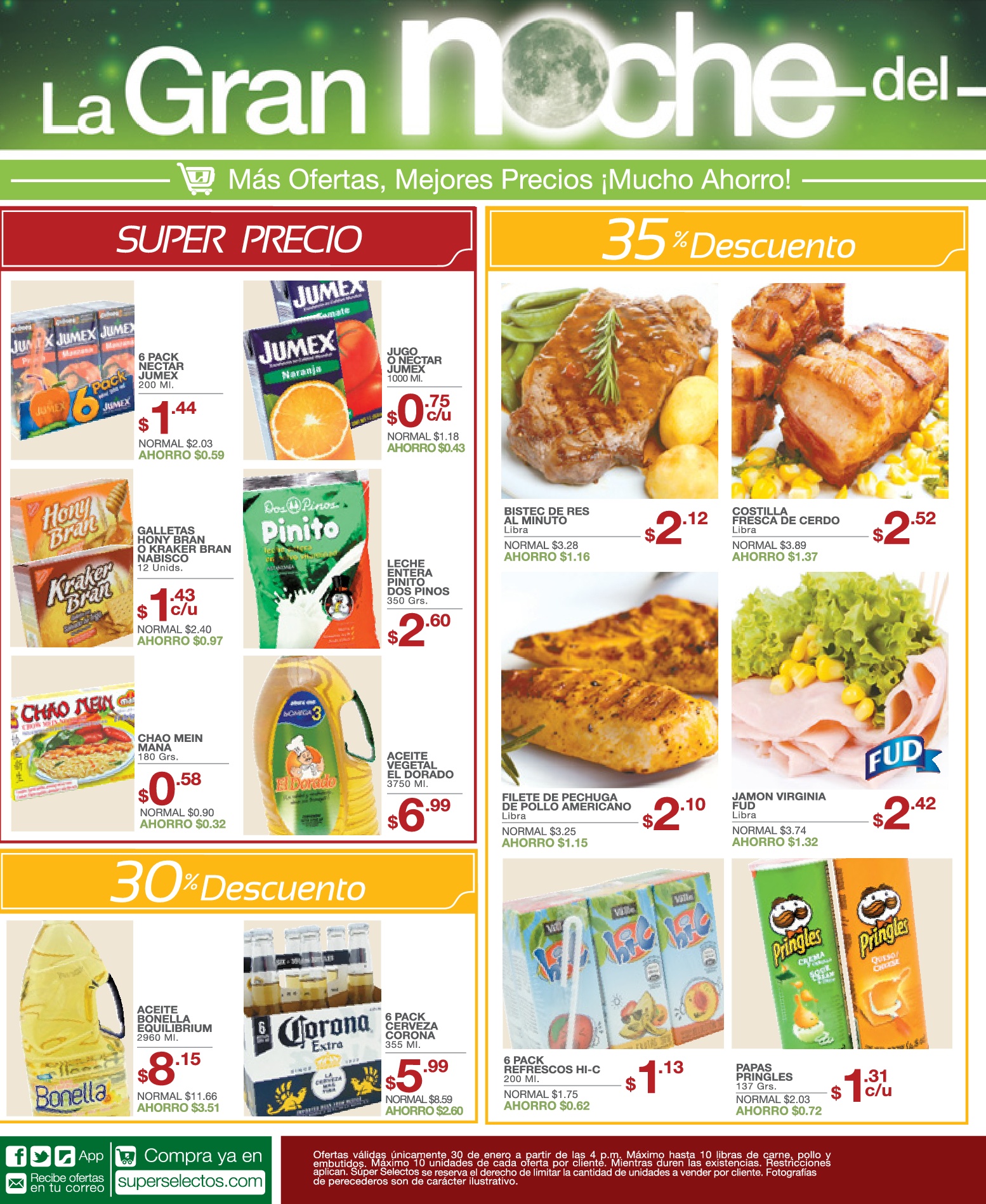 Super Selectos La Gran Noche del Super Ahorro