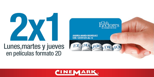 Promociones salas de cine CINEMARK el salvador