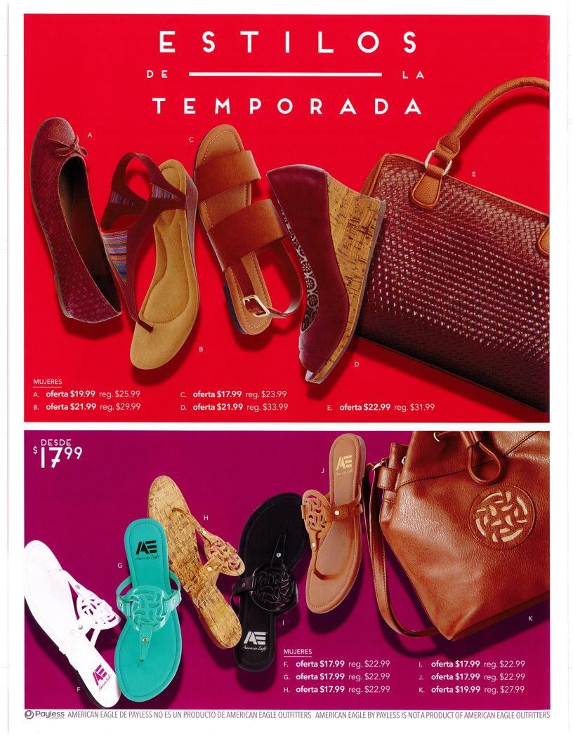 Disfruta tus paseos Agostinos con PAYLESS shoesource