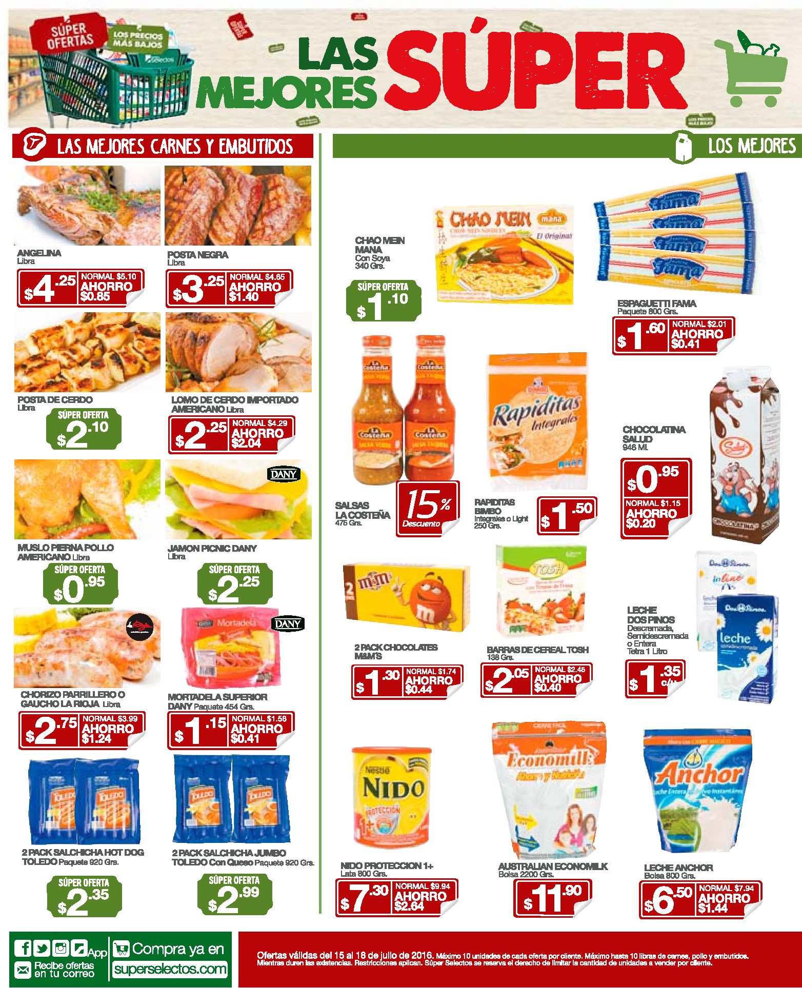AHORRO total en tus compras del super (2da quincena - 15jul16)