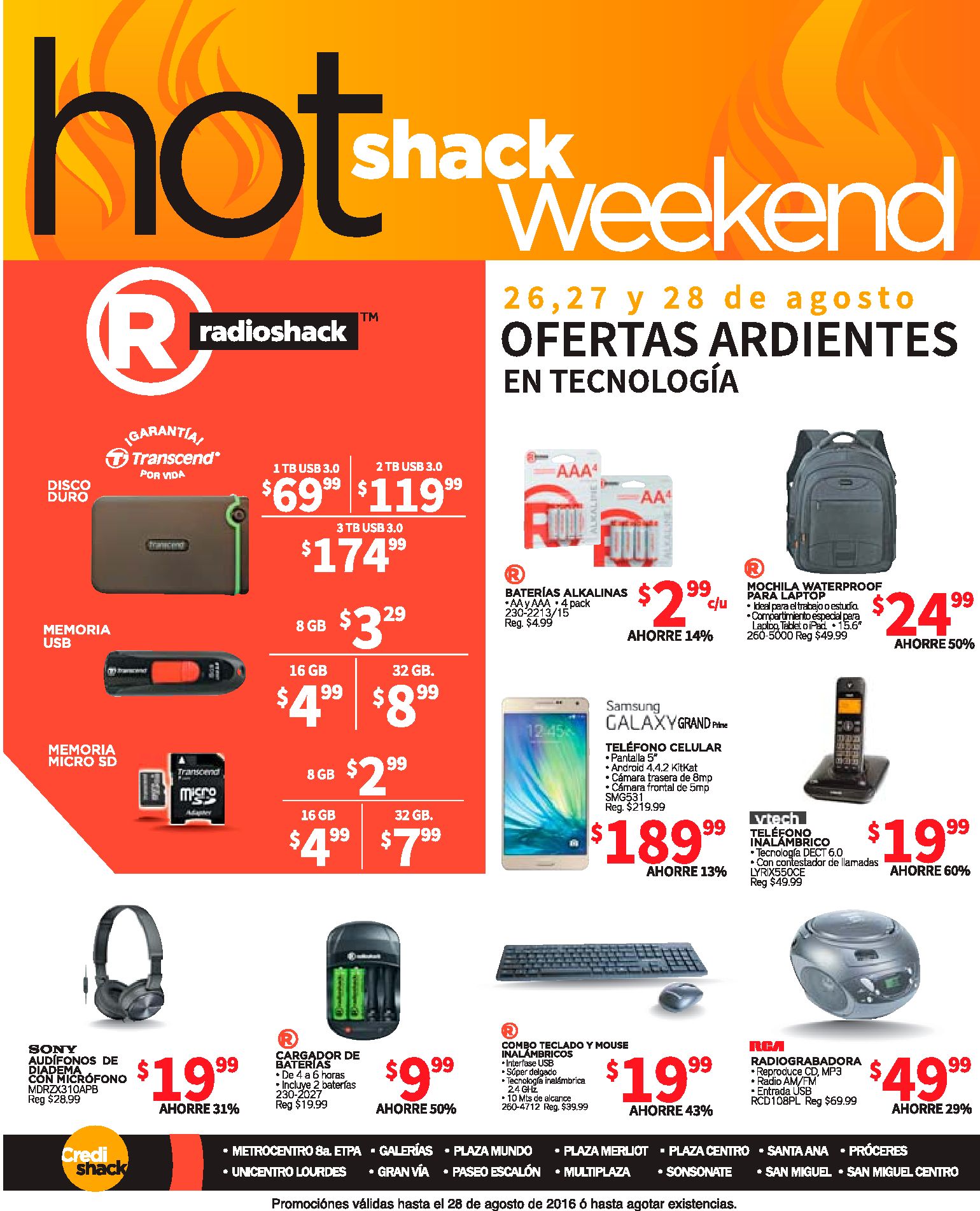 AHORA rebajas calientes en HOT WEEKEND de La Curacao - Ofertas Ahora