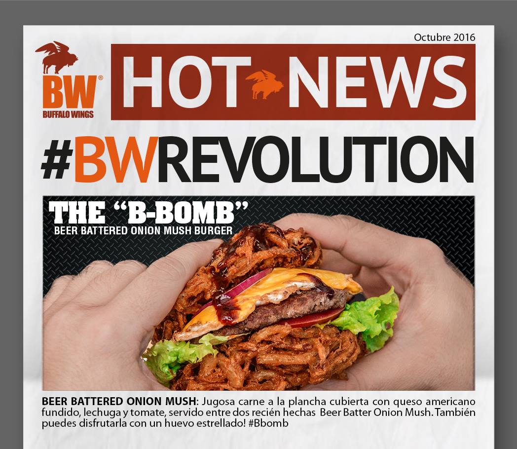Nuevo MENU HOT en Buffalo Wings el salvador - Ofertas Ahora