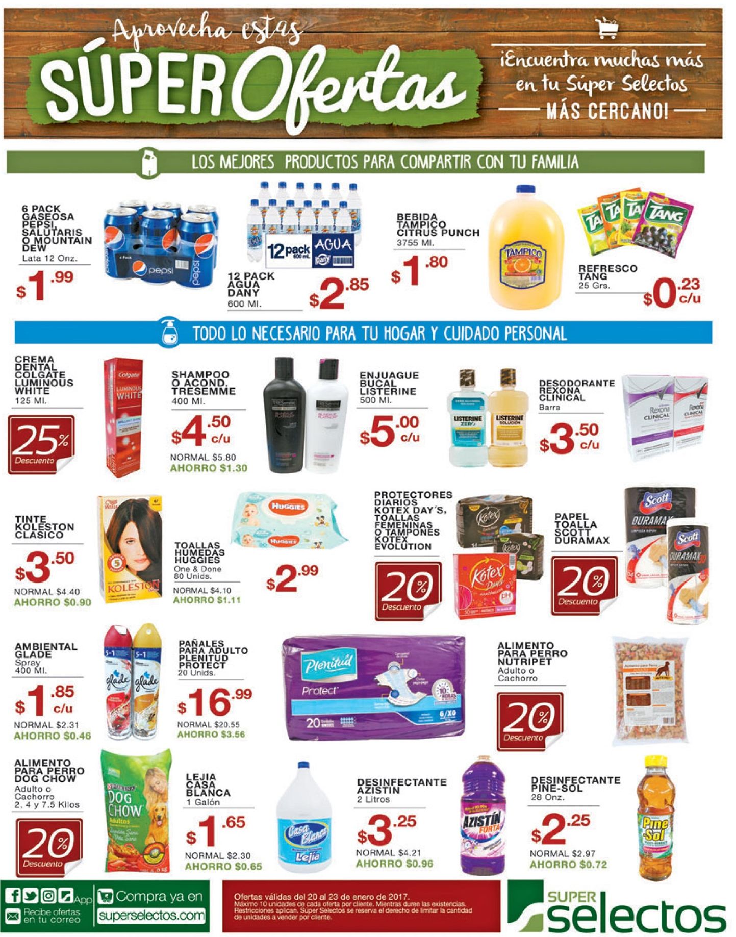 Los descuentos del SUPERMERCADO ahora viernes 20-ene-17 - Ofertas Ahora