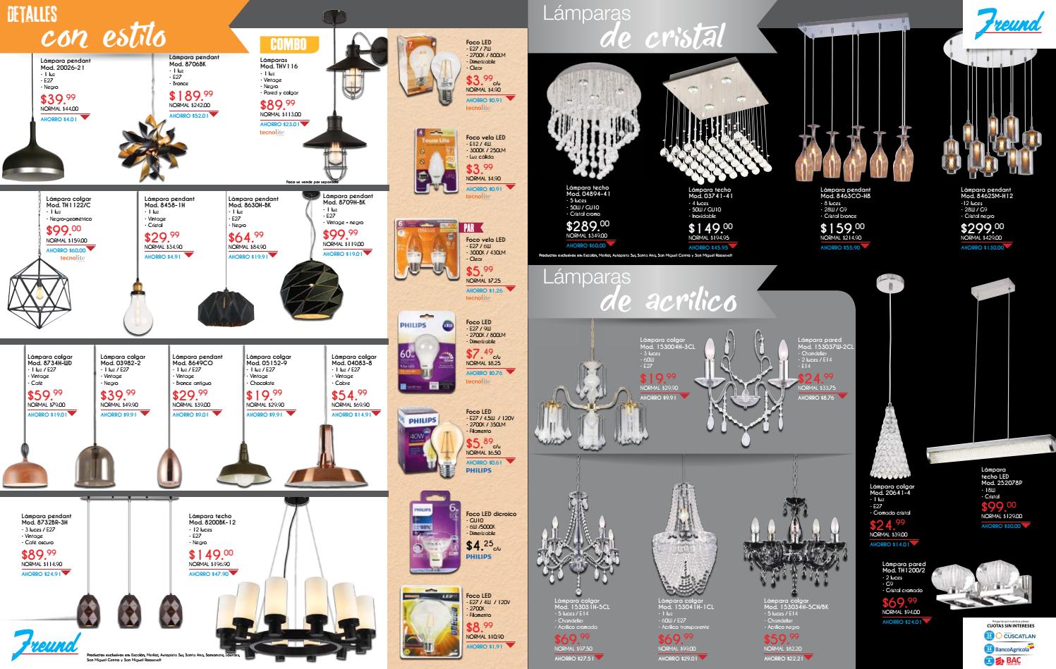 Catalogo de Iluminacion para tus espacios [FREUND] - Ofertas Ahora