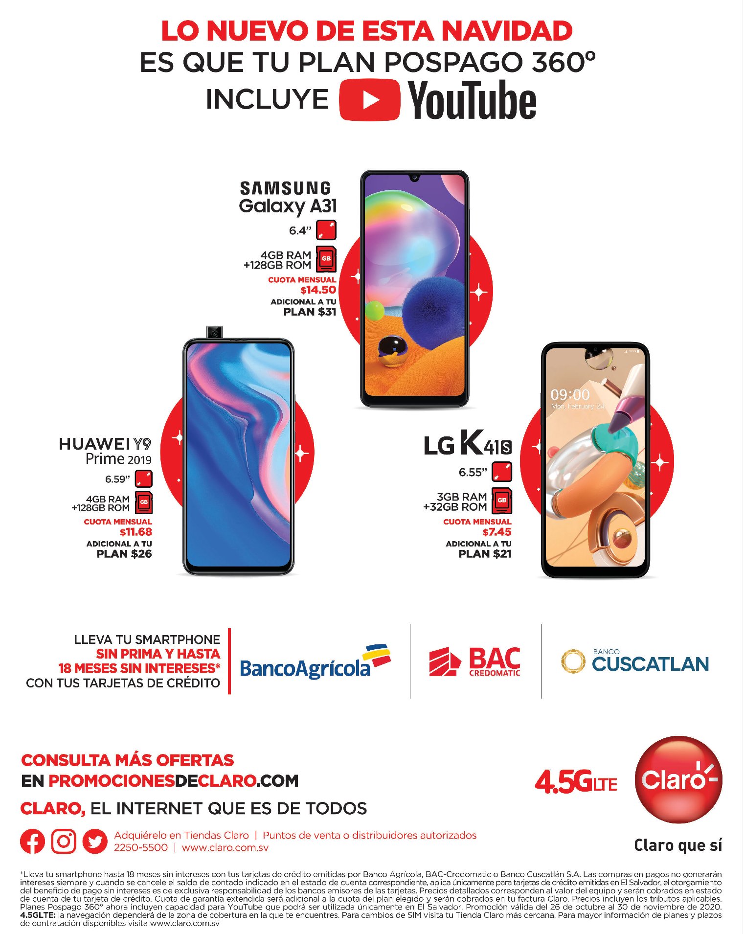 Nuevo internet 4.5 LTE CLARO sv - Ofertas Ahora