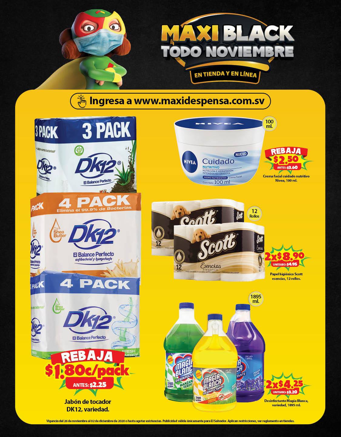 🛒📋 BLACK FRIDAY (28.nov.20), Maxi Despensa - Ofertas Ahora