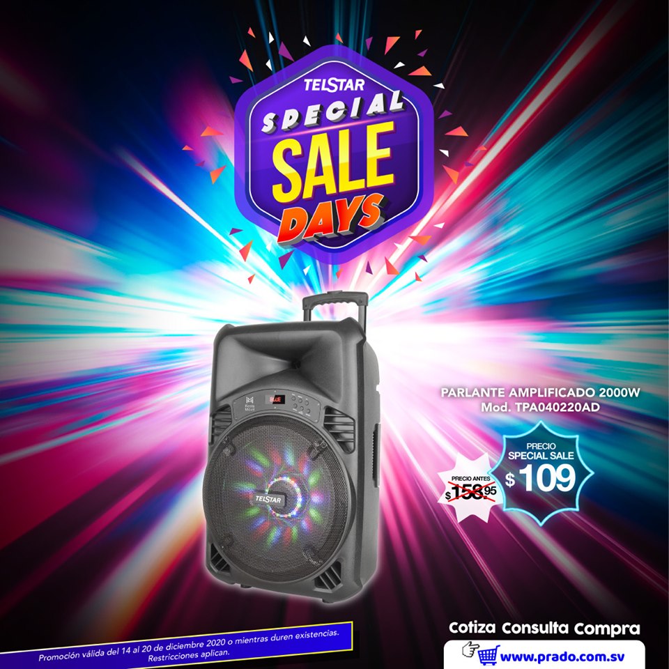 PRADO ofertas en marca TELSTAR - (15.dic.20) - Ofertas Ahora
