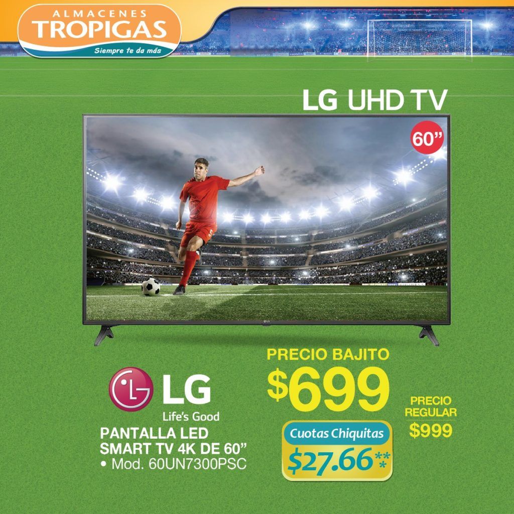 Smart TV para PAPA partidos 2021 - tropigas almacenes - Ofertas Ahora